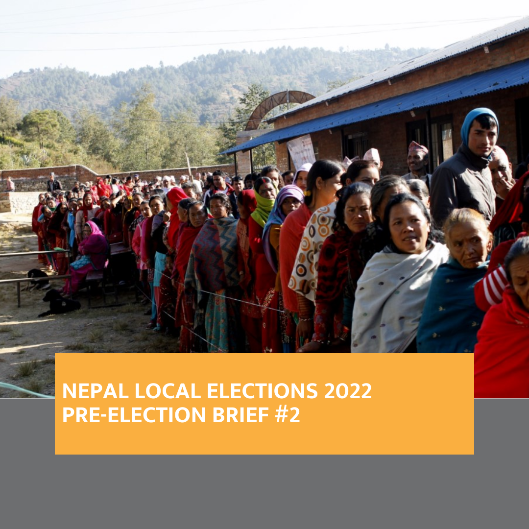 NEPAL LOCAL ELECTIONS 2022 PRE-ELECTION BRIEF #2 - Policy Entrepreneurs ...